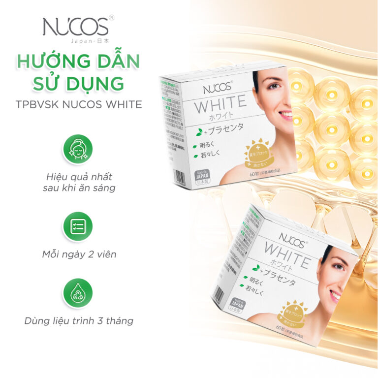 THỰC PHẨM BẢO VỆ SỨC KHỎE NUCOS WHITE - NUCOS