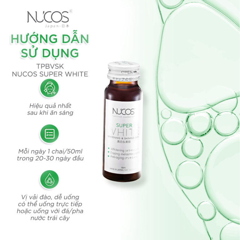 THỰC PHẨM BẢO VỆ SỨC KHỎE NUCOS SUPER WHITE - NUCOS