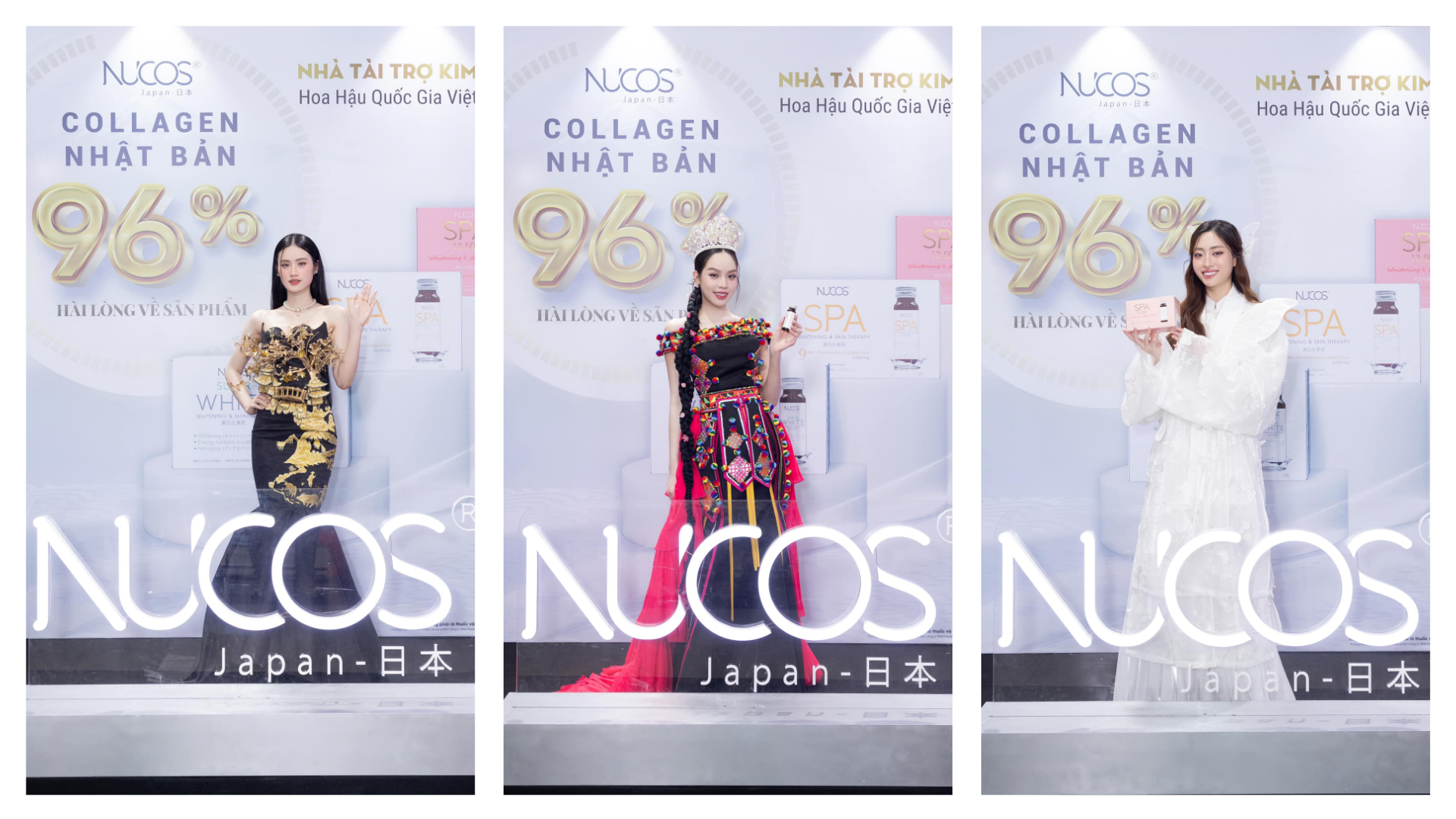 Loạt sao hạng A check in cùng thảm đỏ Nucos Japan tại chung kết HHQGVN 2024 - NUCOS